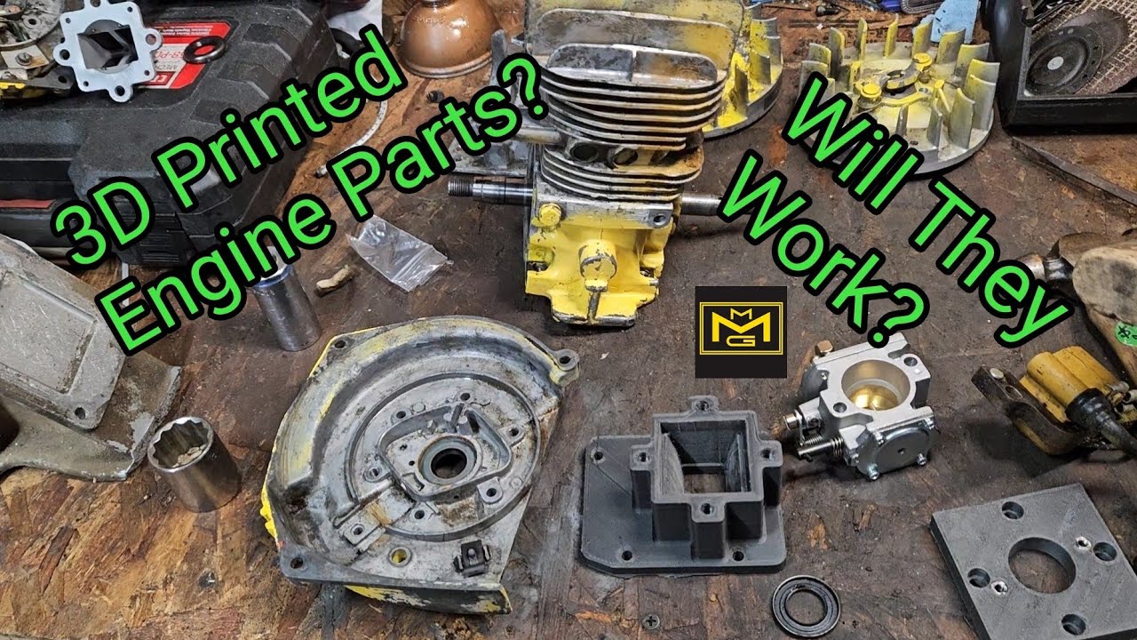 3D Printed Small Engine Intake Part 1 - YouTube