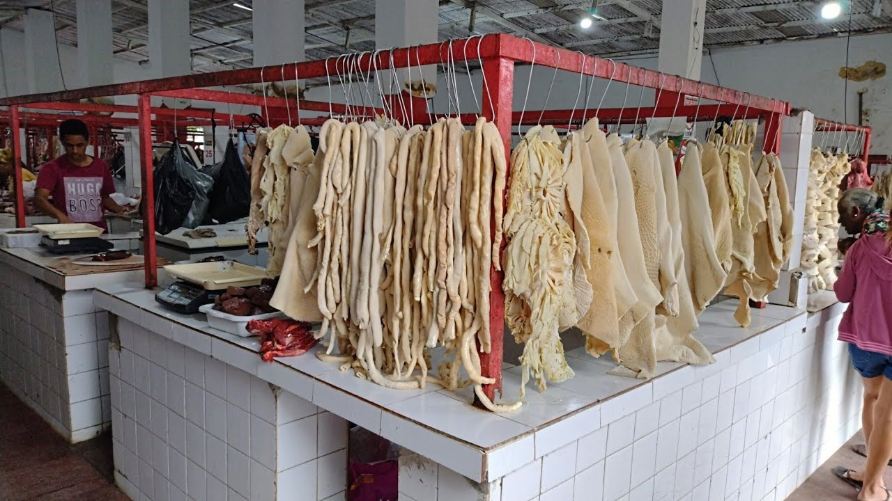 BUCHO DE BOI E TRIPA PRA VENDER NA FEIRA LIVRE DE CUPIRA-PE O NORDESTE ...