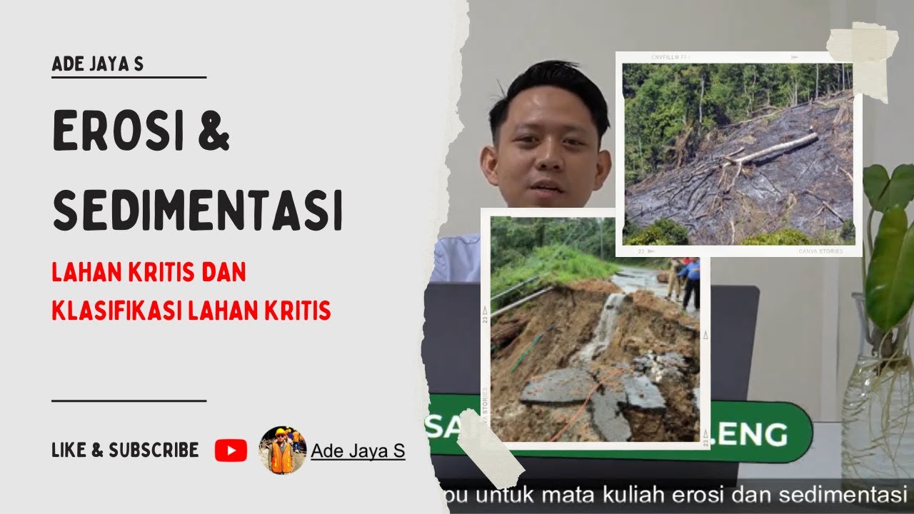 Erosi & Sedimentasi: Lahan Kritis & Klasifikasi Lahan Kritis - YouTube