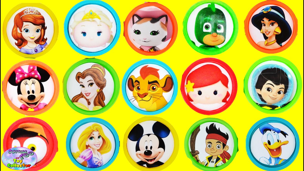 Learn Colors Disney Jr Junior Lion Guard Sheriff Callie PJ Masks ...