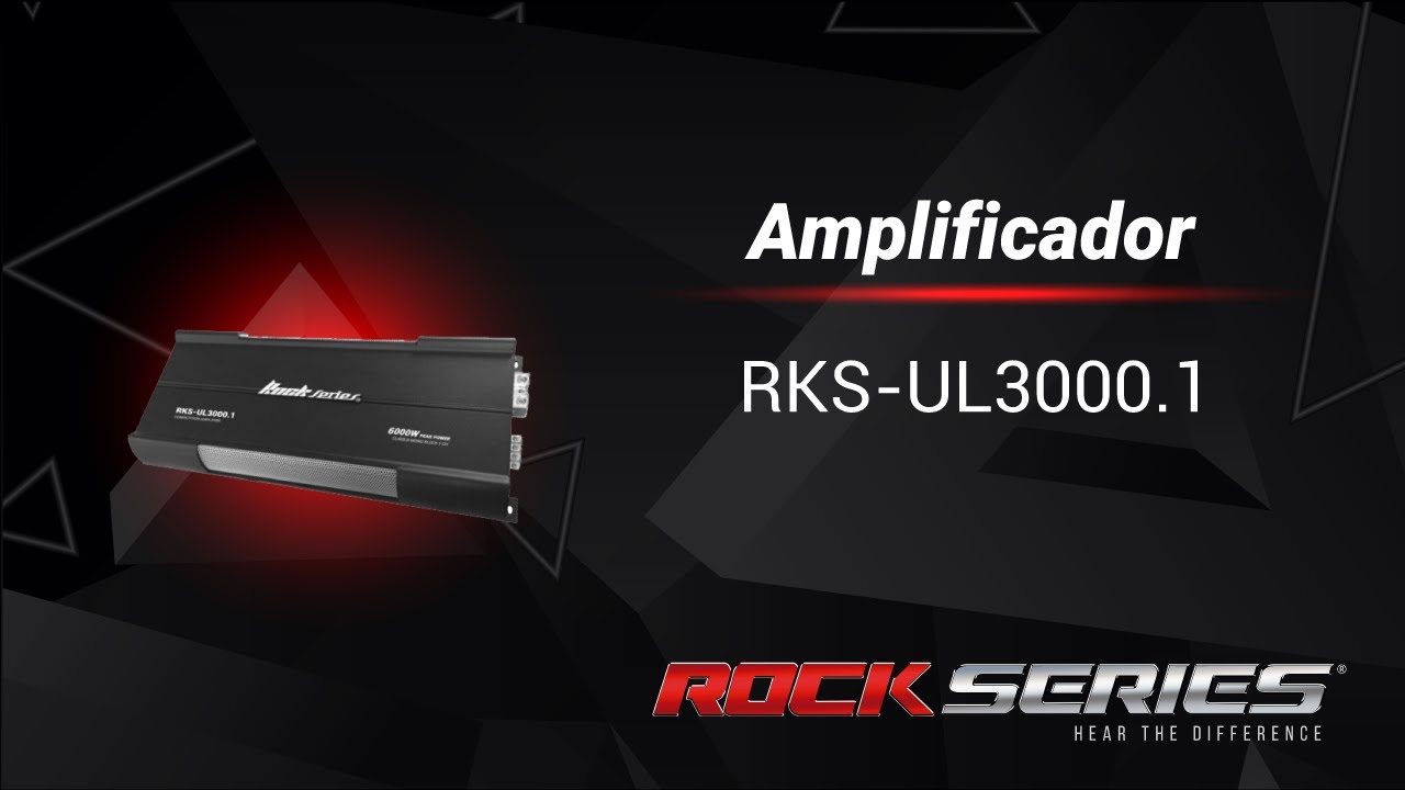 Amplificador RKS-UL3000.1 - YouTube