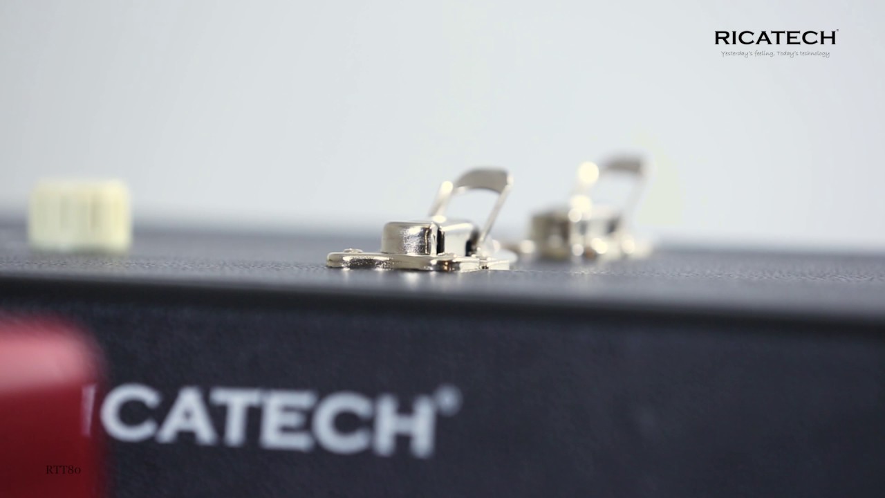 Ricatech RTT80 Vintage Record-Player, turntable, 2 detachable speakers ...