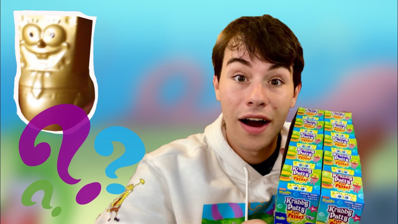 Opening a CASE of Spongebob Krabby Patty Plus Prizes to find the GOLDEN ...