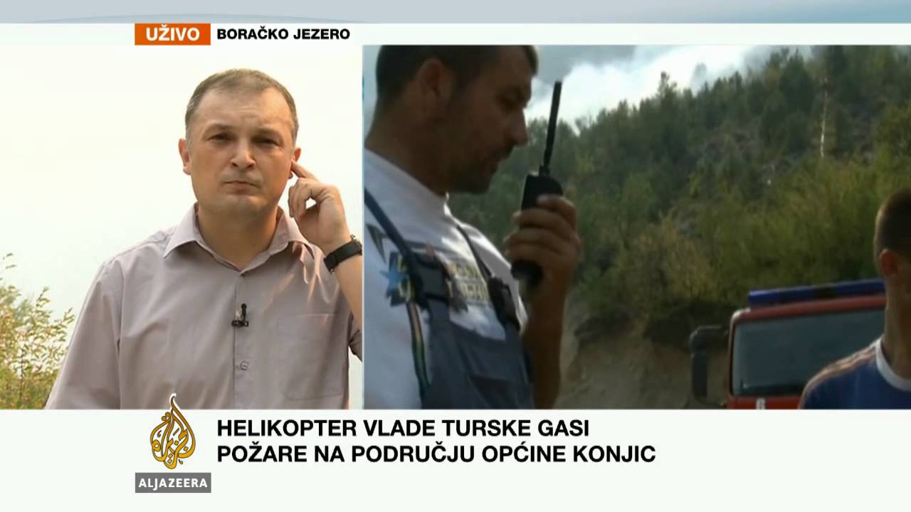 Boris Gagić o stanju na požarištima u BiH - Al Jazeera Balkans - YouTube