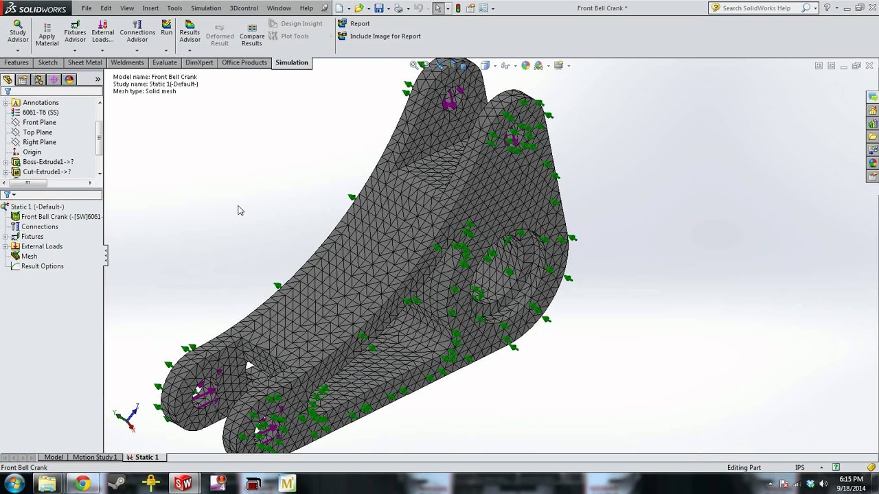 Introduction to Solidworks FEA - YouTube