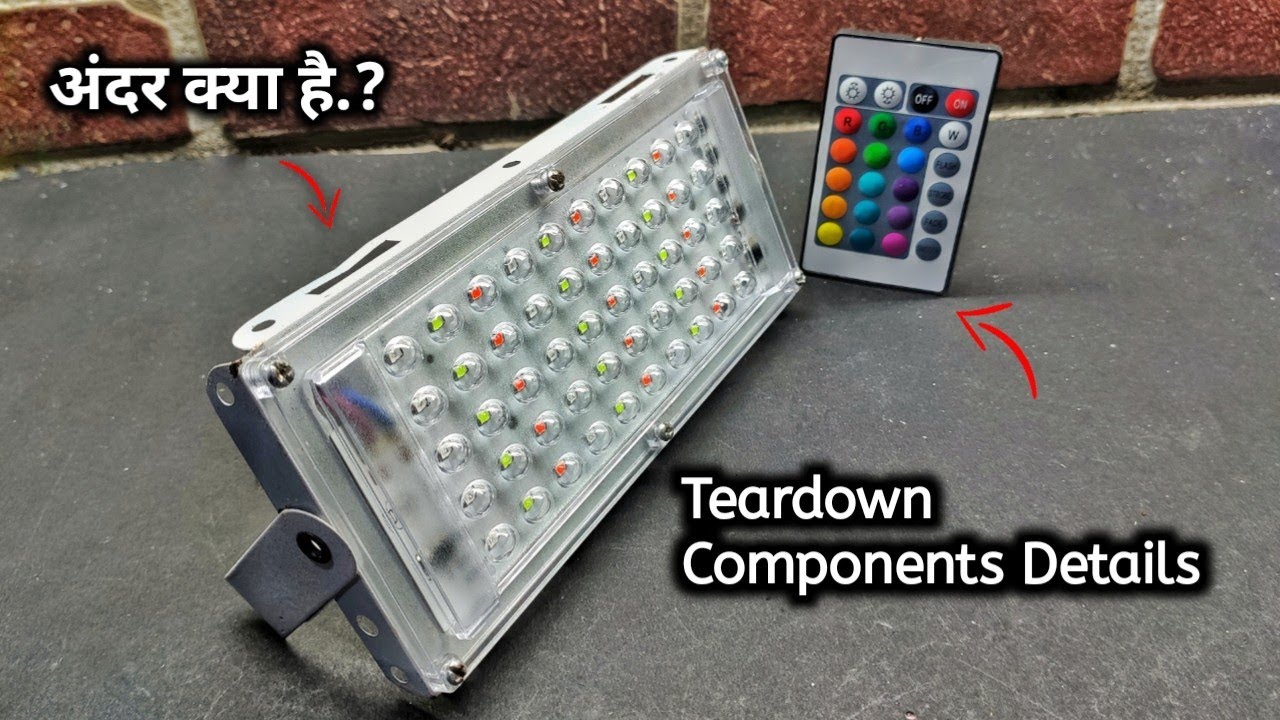 RGB Led Light Teardown and components details - YouTube