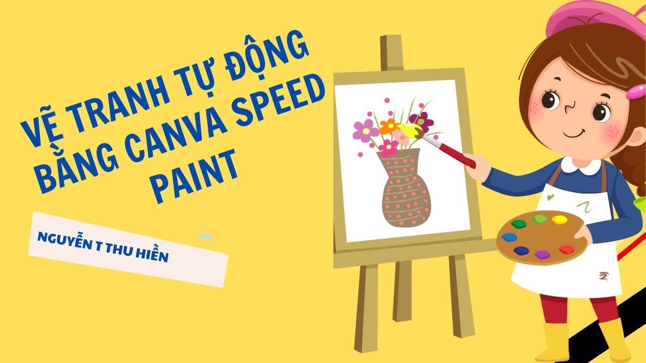 Vẽ tranh tự động bằng canva speedpaint - YouTube