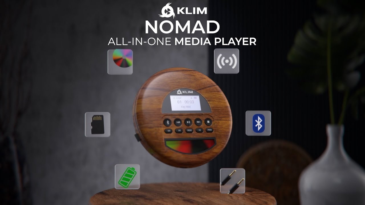Revolutionize Your Audio with Nomad Wood | Portable CD Player Redefined ...