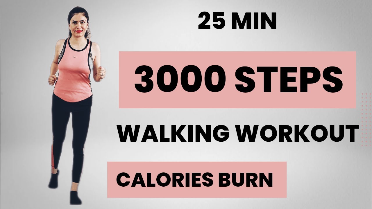 3000 STEPS WALKING WORKOUT: FAT BURNING WALKING WORKOUT | All standing ...