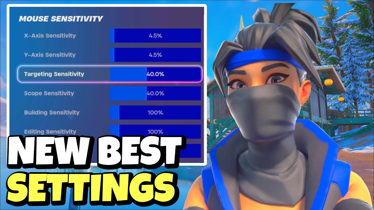 NEW BEST Keyboard And Mouse Settings For Fortnite Chapter 6! (PS4/PS5 ...