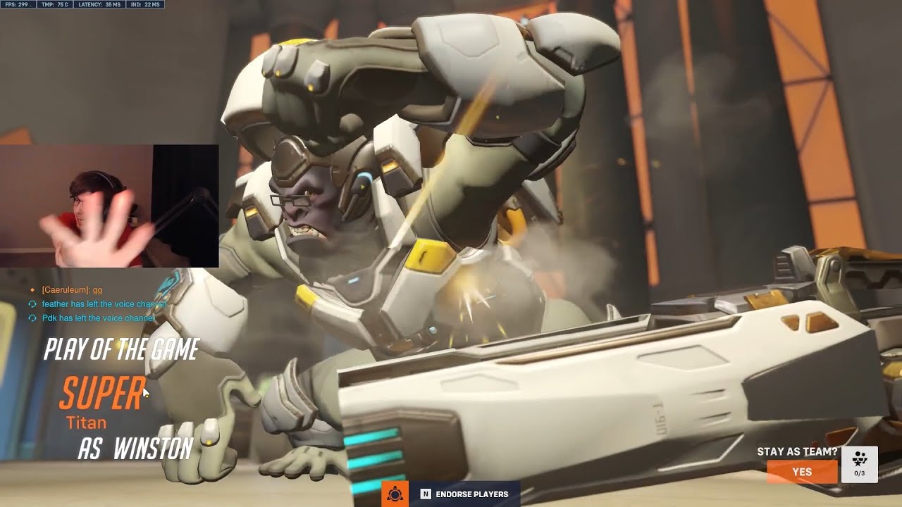 POTG! SUPER INSANE WINSTON GAMEPLAY OVERWATCH 2 SEASON 4 TOP 500 - YouTube