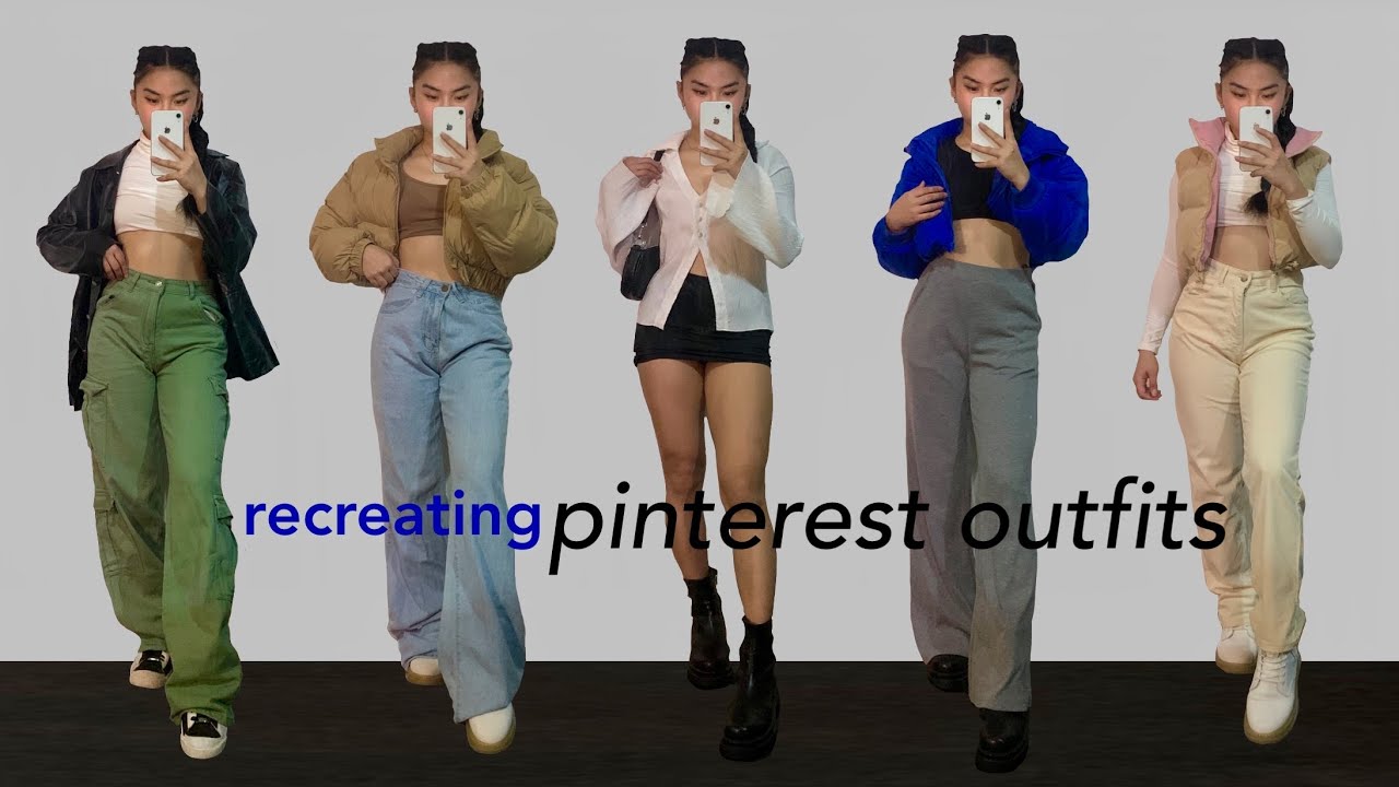 recreating pinterest outfits ft. romwe 🧢🩳 (streetstyle outfit ideas ...