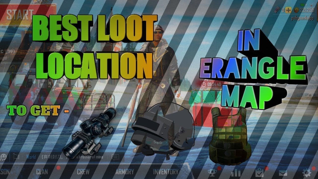 Best loot location in erangle map | hidden spots in pubg | places to ...