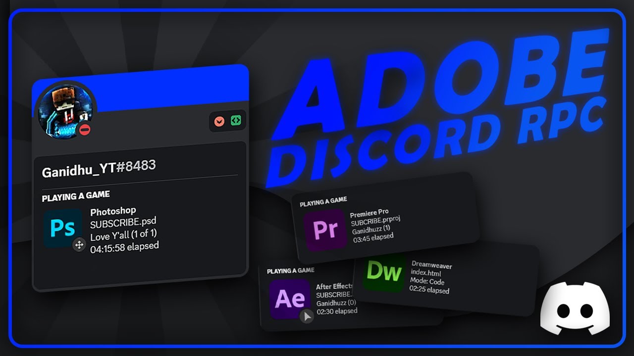 Get Adobe Rich Presence in Discord in 3mins | Sinhala Tutorial - YouTube