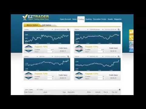 EZTrader Binary Options - how to Trade - Reviews of Brokers - YouTube
