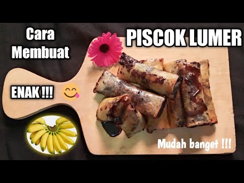 Resep Piscok Lumer | Pisang Cokelat Lumer - YouTube