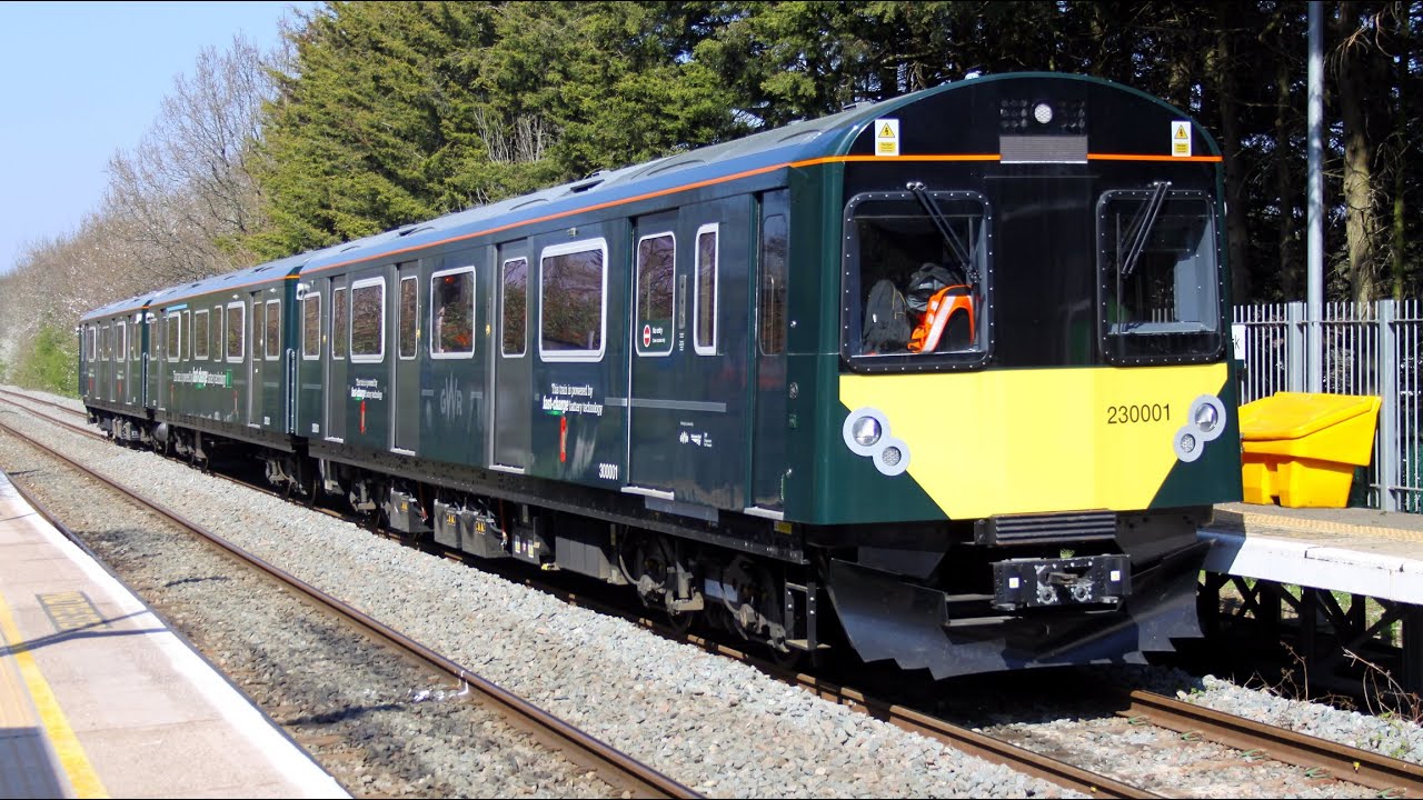 LOADED TEST TRAINS with 230001 Battery D-train 3rd April 2025 - YouTube