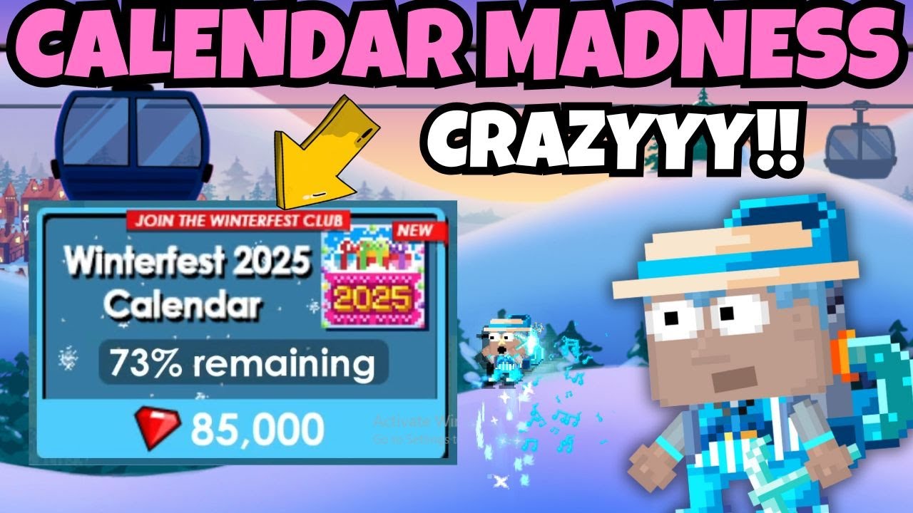 6 BGLS TO 14 BGLS EASY!! 😱 WINTERFEST CALENDAR MADNESS! | GrowTopia ...