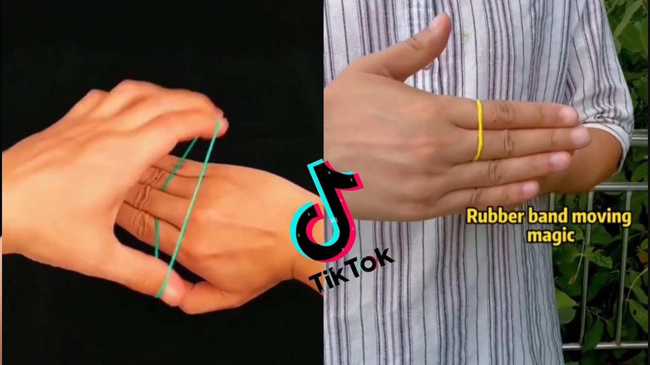 The strangest amazing magic trick with rubber bands, part 20 - YouTube