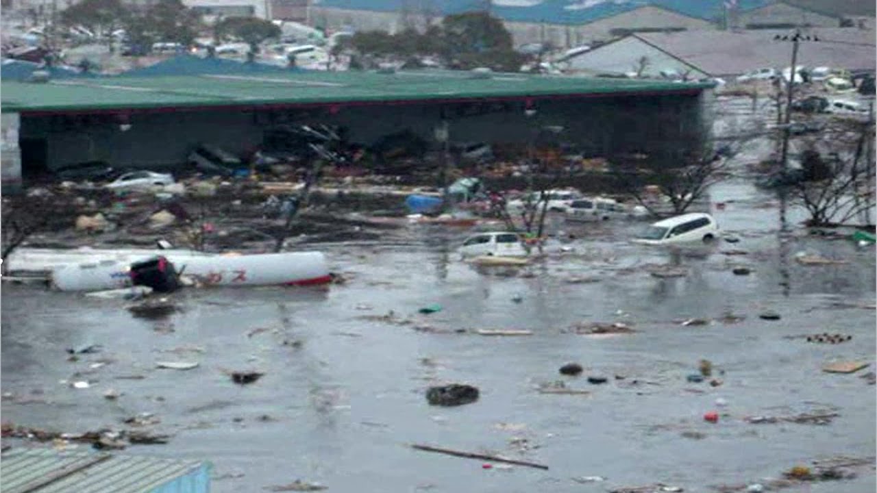 2011 Japan Tsunami - Tagajo City. (Full Footage) - YouTube