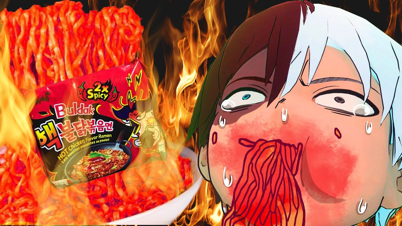 TODOROKI EATS 10,000° SPICY NOODLES - YouTube