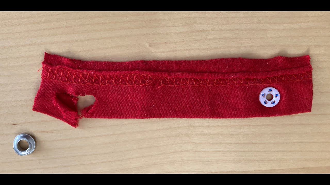 Eyelet strength test. Prym vs prototype Qwaar eyelet - YouTube