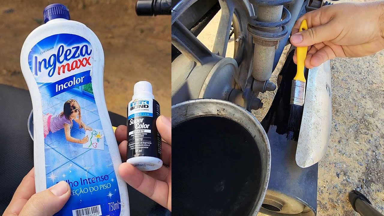 Essa Mistura Deixa A Descarga Da Moto Novinha Youtube