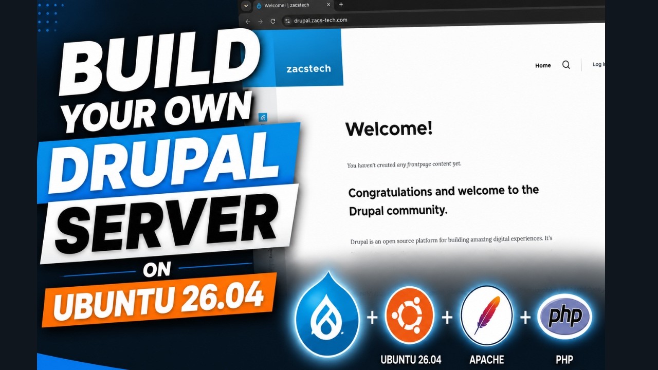 Self-Host Drupal on Ubuntu 26.04 – Complete Beginner Tutorial - YouTube