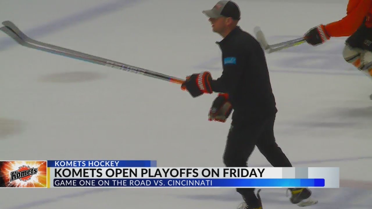 Komets prepare to face Cincinnati in game one of their first round ...
