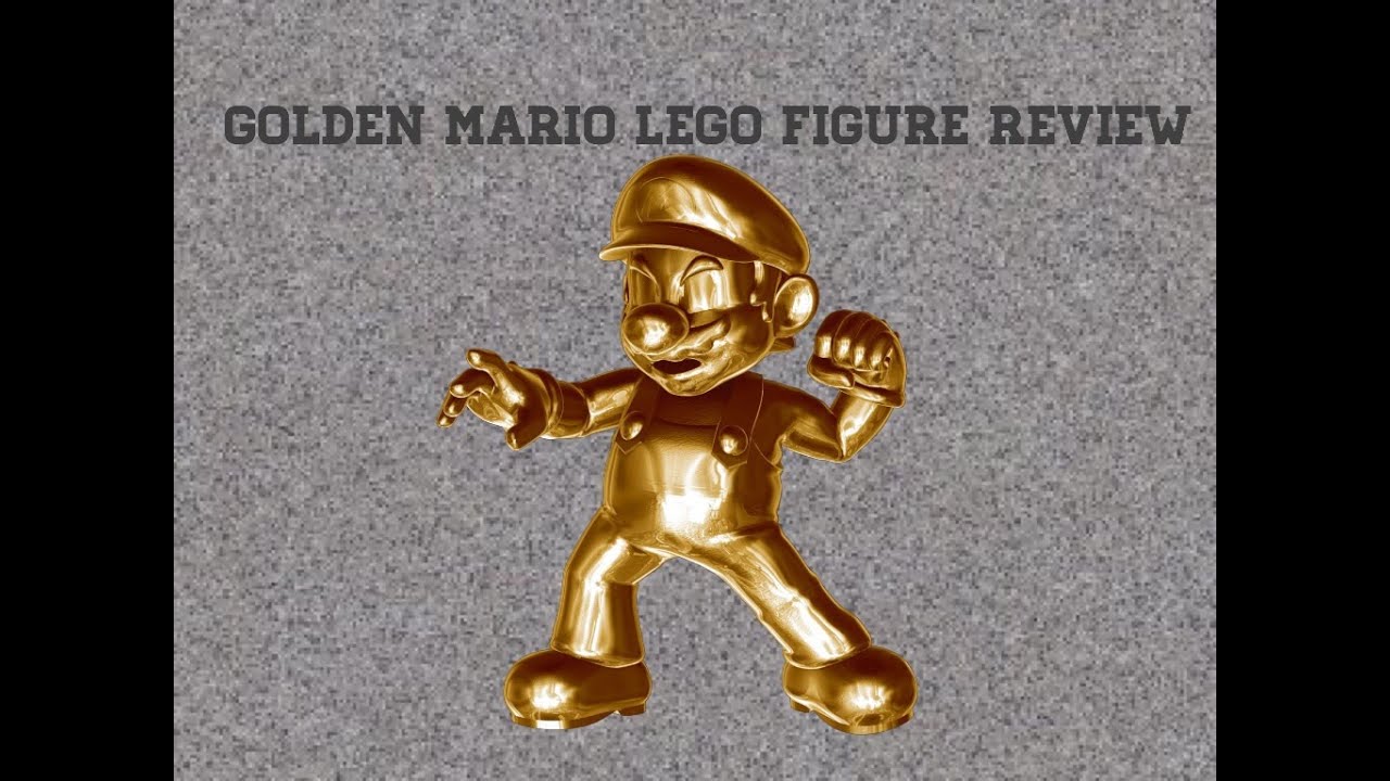 Golden Mario - Lego Figure (Custom Made) - YouTube