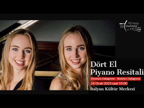 Dört El Piyano Resitali - Duo Dallagnese | İtalyan Kültür Merkezi