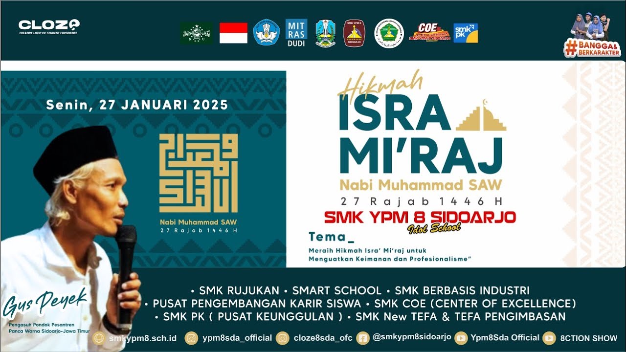 Peringatan Isra' Mi'raj Bersama Gus Peyek 1446 H - YouTube
