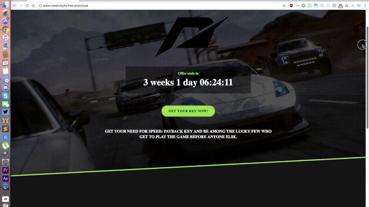 FREE NEED FOR SPEED PAYBACK BETA KEY GIVEAWAY - YouTube