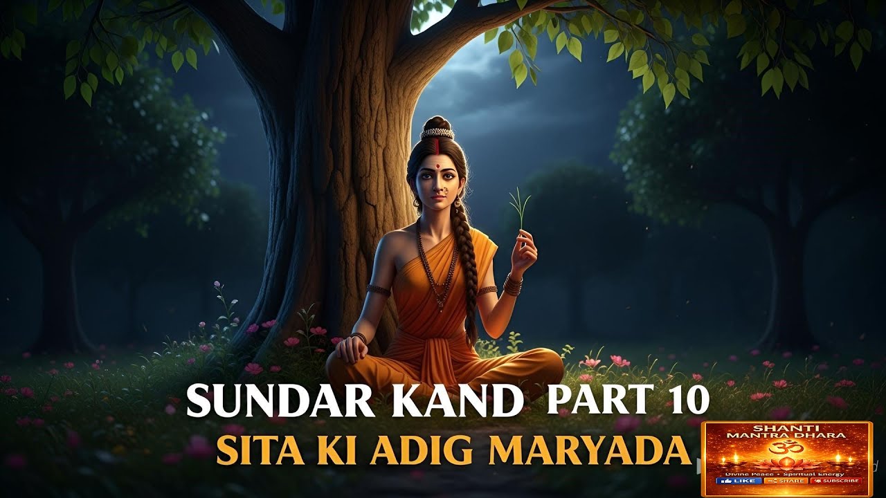 Sundar Kand Katha | Part 10 | Sita Ki Adig Maryada | Ashok Vatika 🔱 ...