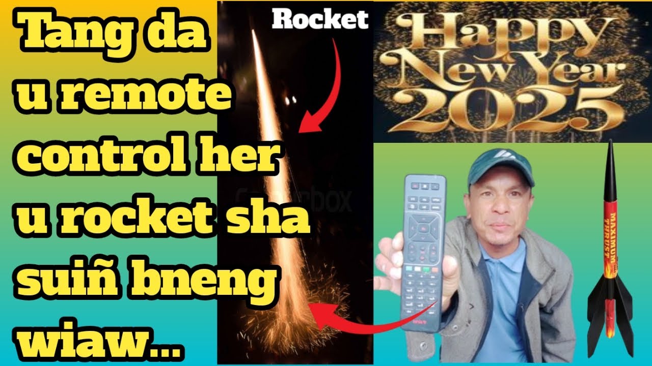 Ngi pyn her rocket sha suiñ tang daka bor u remote control || how to ...