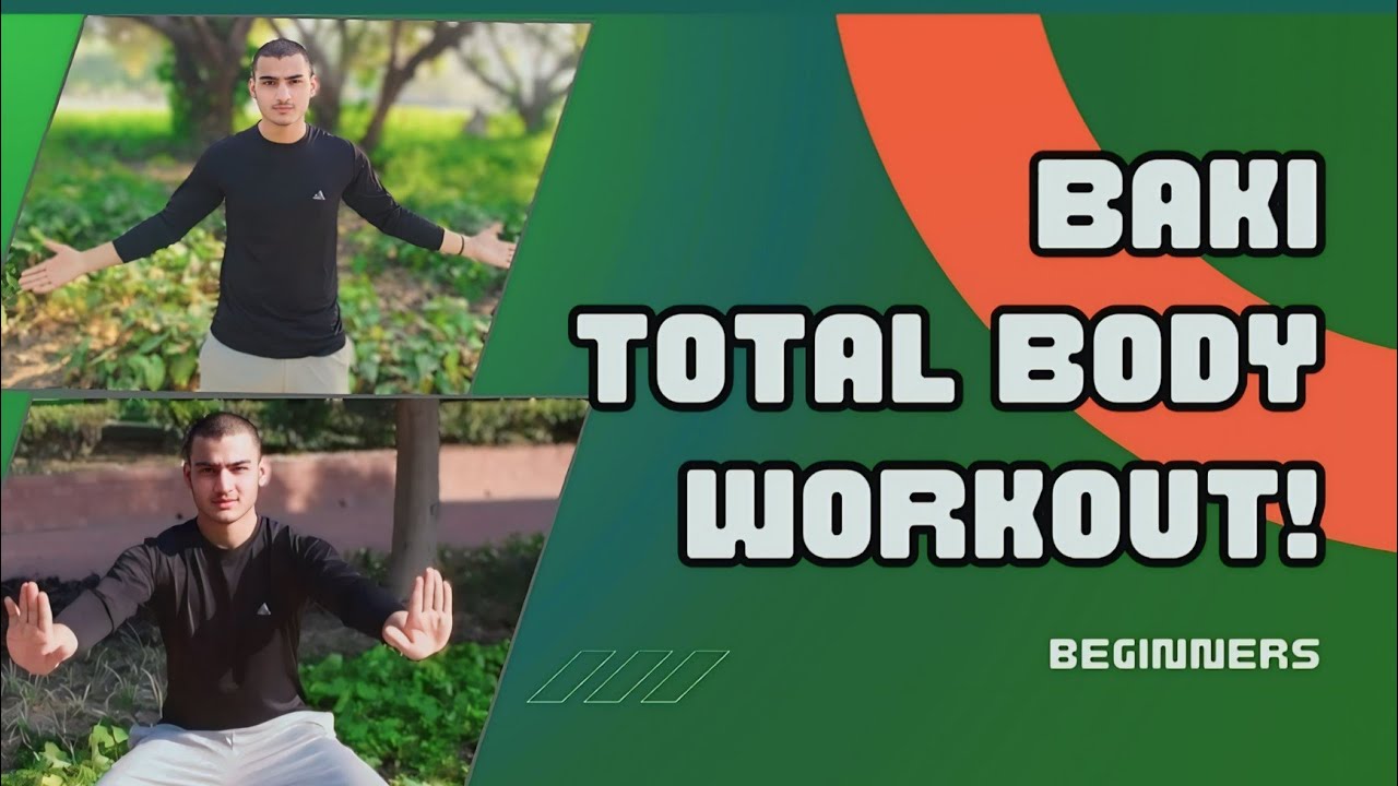 baki hanma full body workout for men ! - YouTube