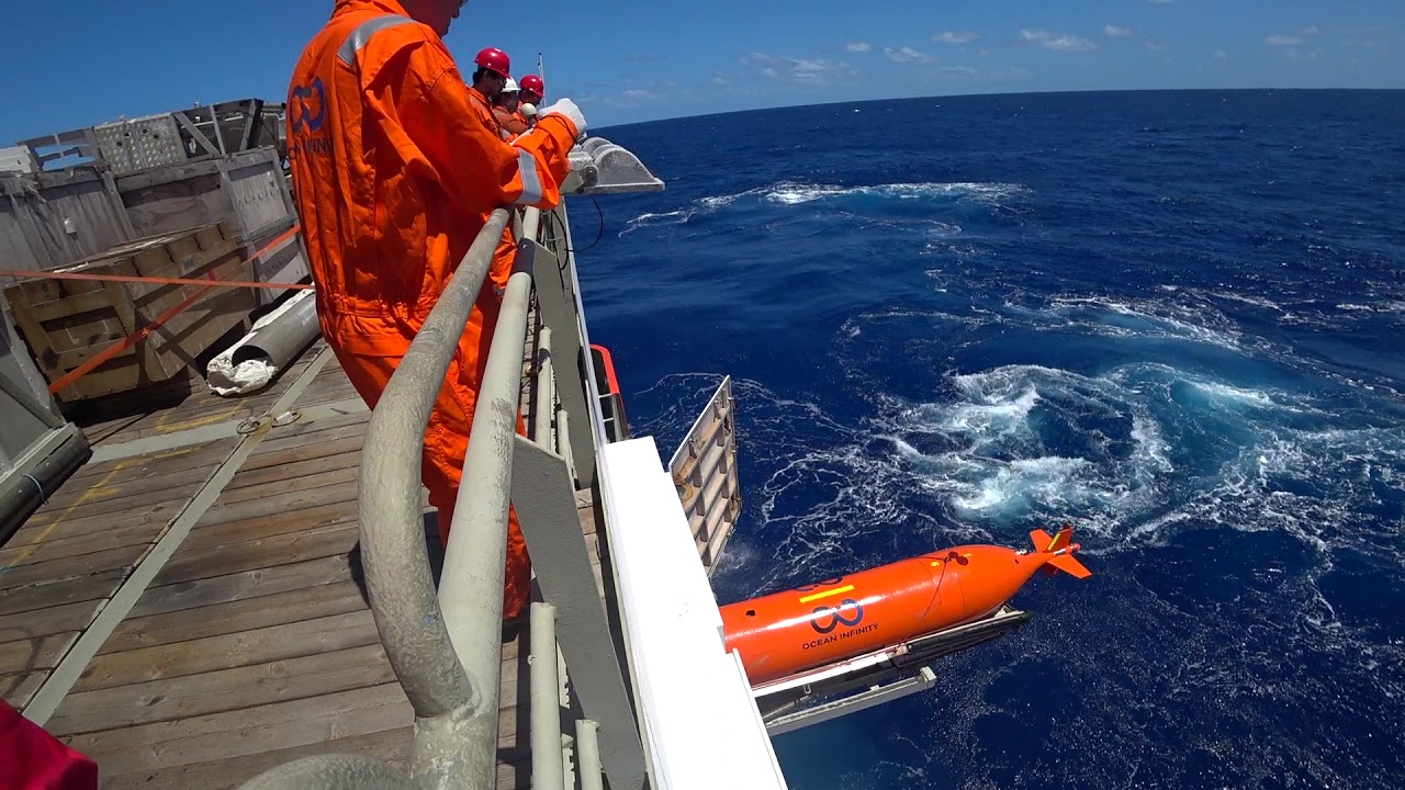 HUGIN AUV6000 진수 190214 1350 - YouTube