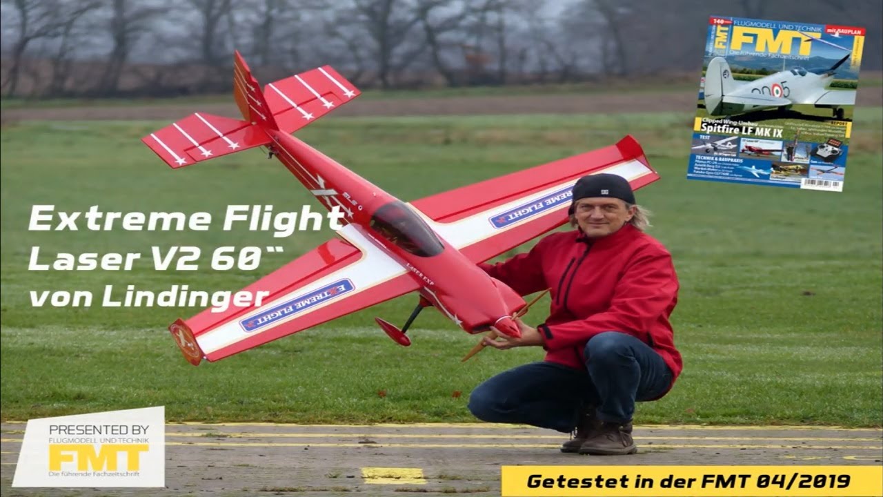 Extreme Flight Laser V2 60“ von Lindinger - YouTube
