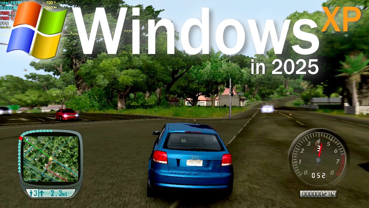 Windows XP Gameplay: Test Drive Unlimited - YouTube