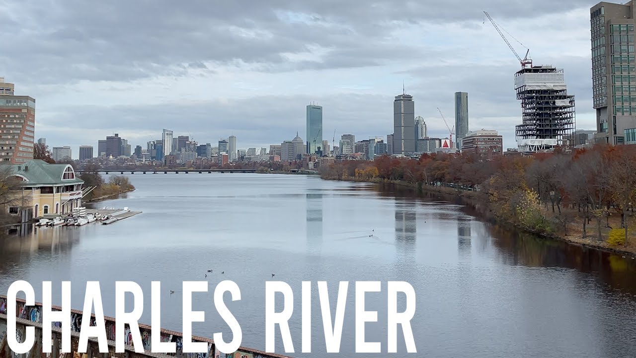 Walking Boston: Crossing Charles River by Boston University Bridge and ...