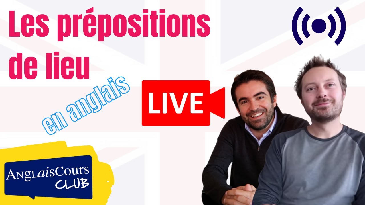 Les prépositions de lieu en anglais - YouTube