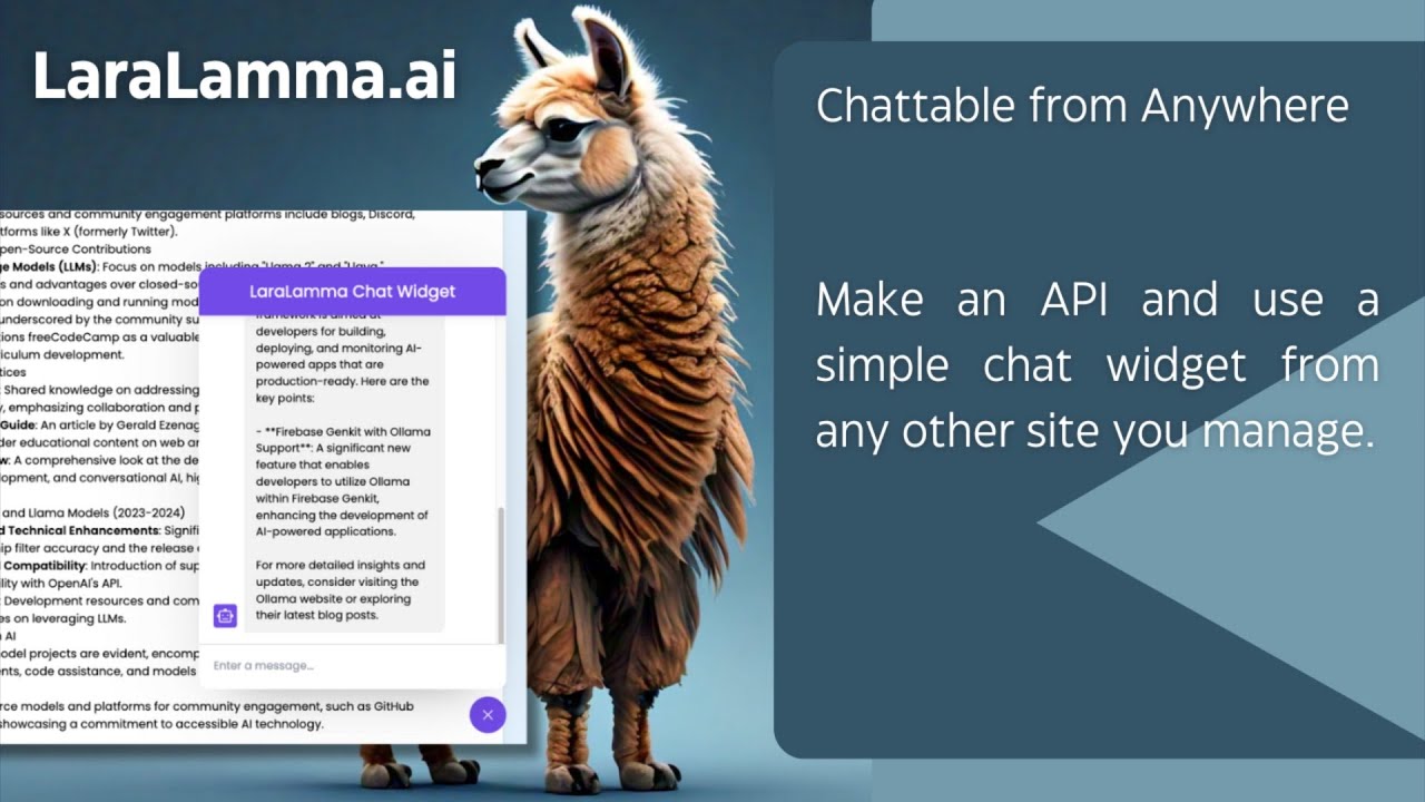 LaraLamma - Chattable from Anywhere - YouTube