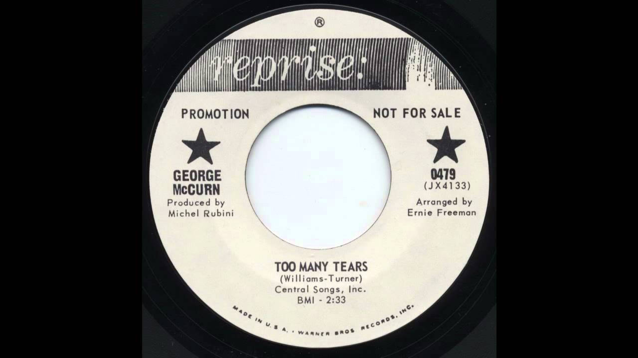George McCurn - Too Many Tears - YouTube