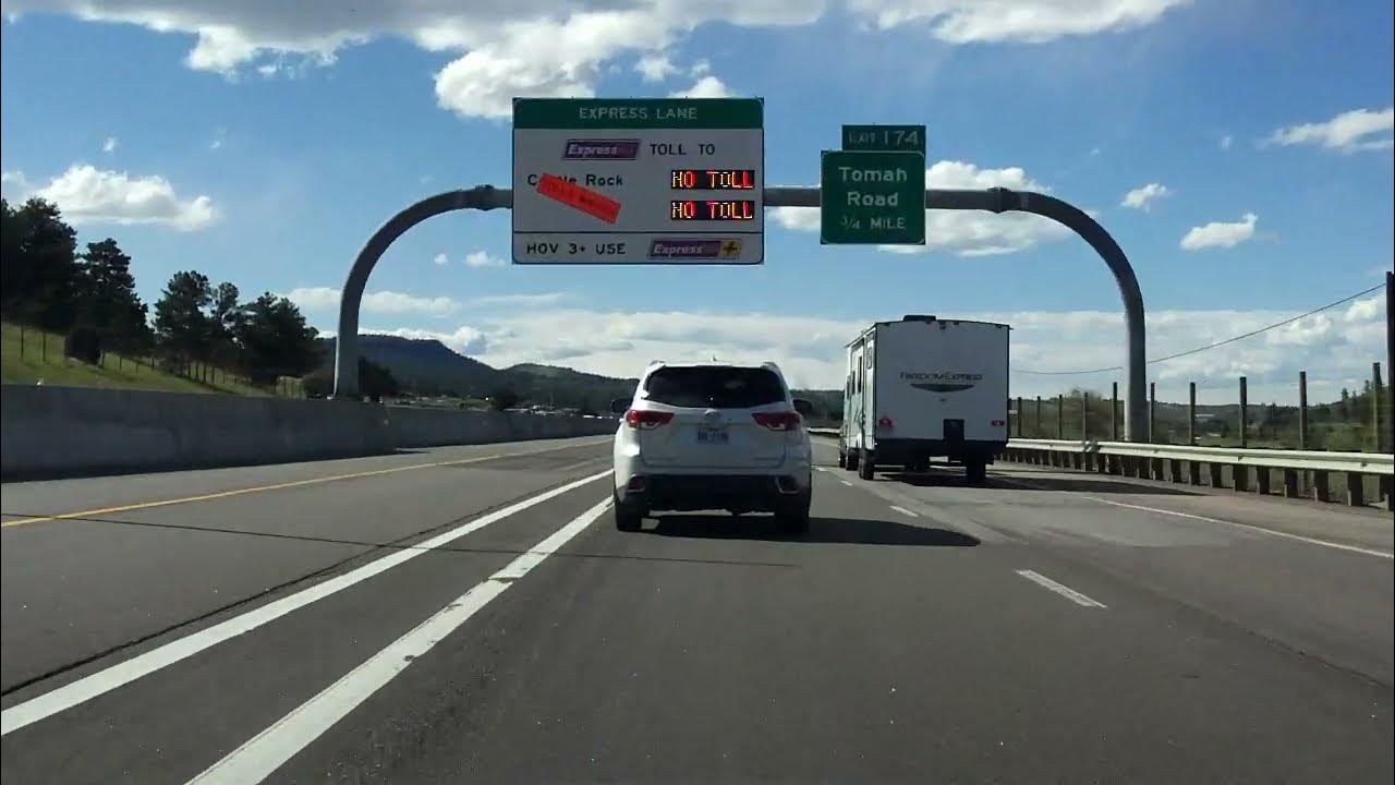 Interstate 25 - Colorado (Exits 172 to 184) northbound - YouTube