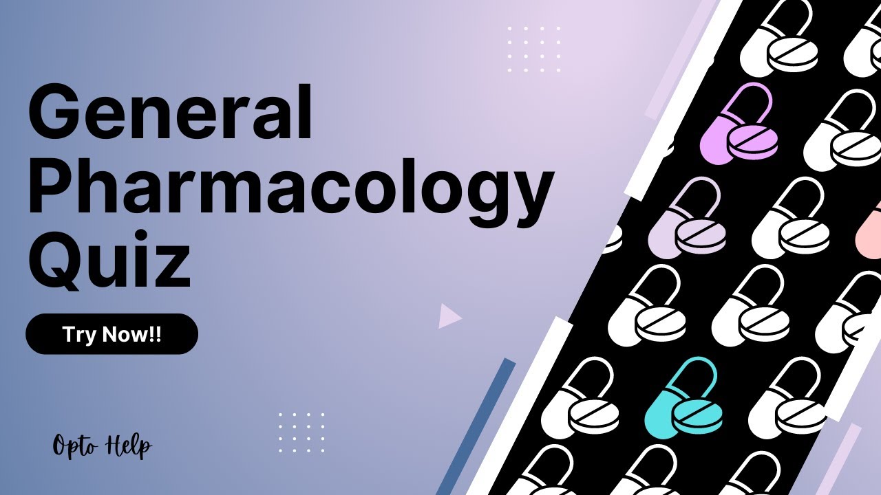 Pharmacology Drugs Sample Quiz | Pharmacology - YouTube