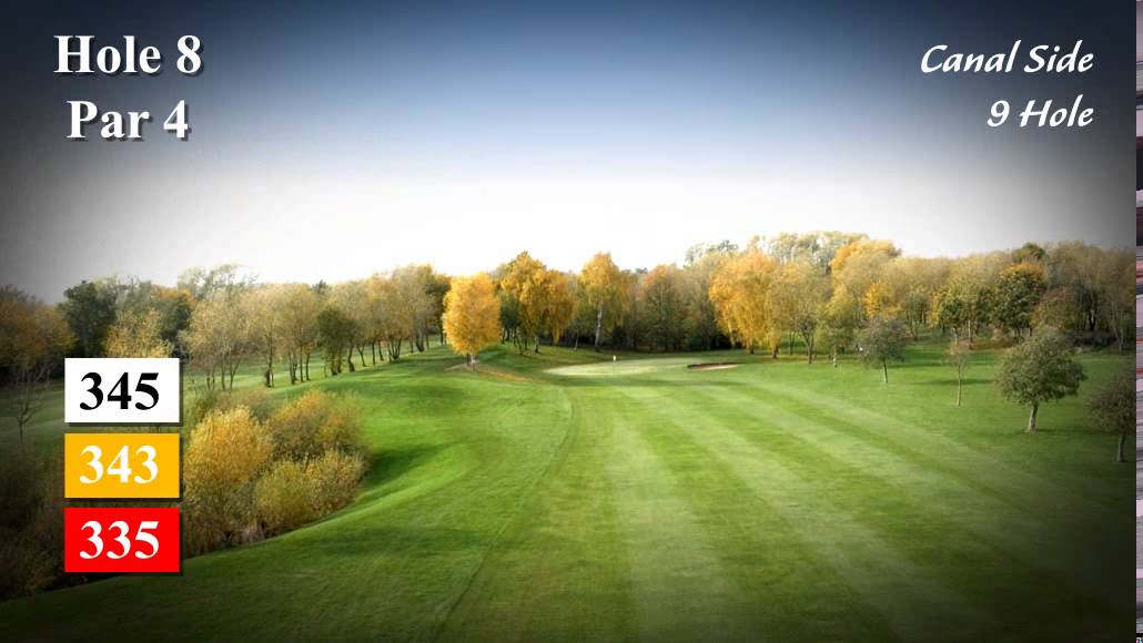 Hole 8 Canal Side Course Trent Lock Golf and Country Club - YouTube