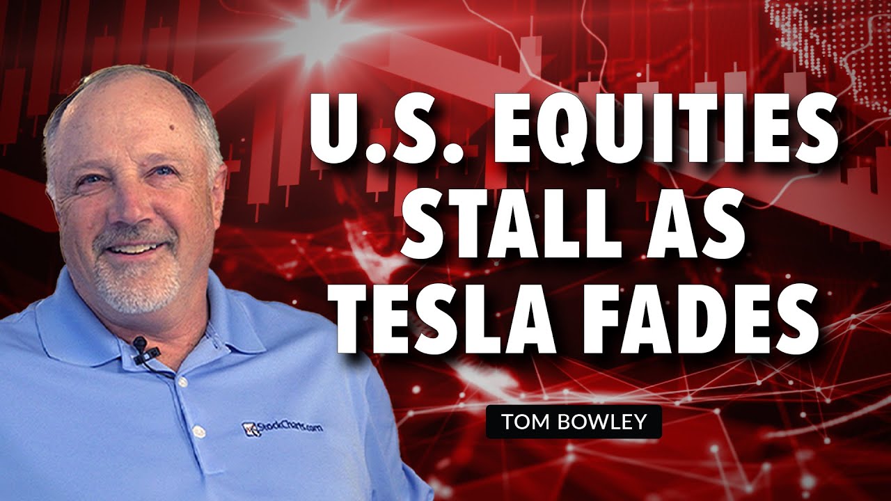 U.S. Equities Stall As Tesla Fades | Tom Bowley | Trading Places (11.22 ...