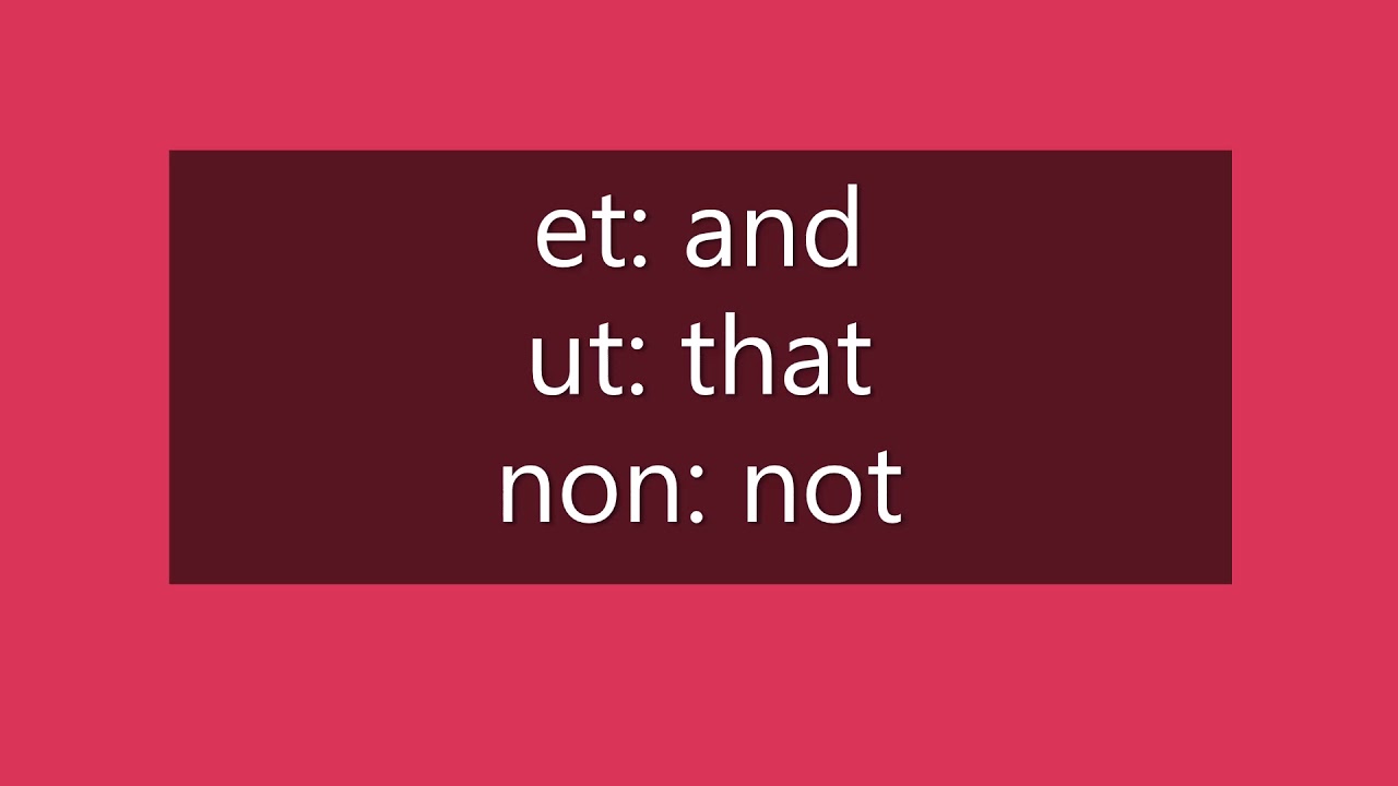 CC Cycle 3 week 2 Latin Conjunctions and Adverbs - YouTube