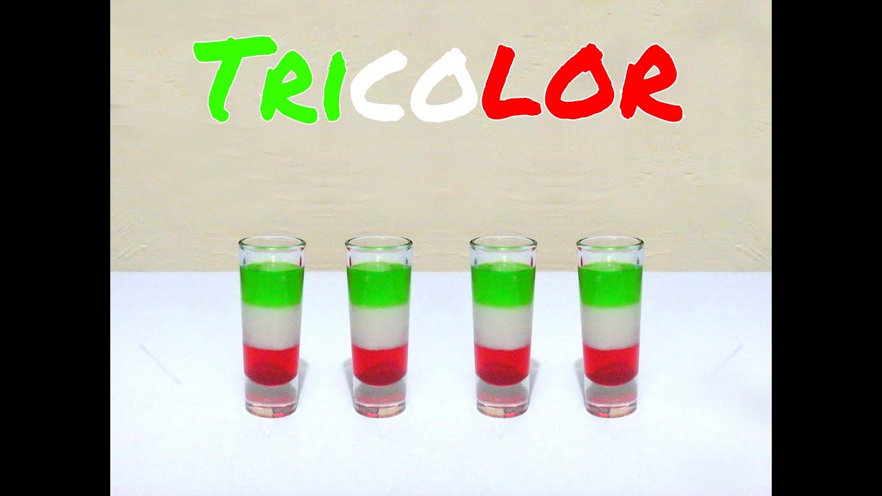 Tricolor/Tricolour - Tragos y Cócteles/Cocktails & Shots - YouTube