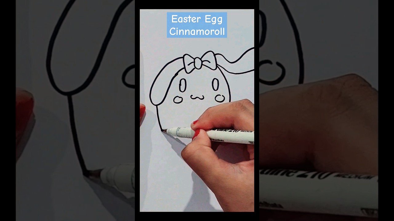 Easter Egg Cinnamoroll 🥚 ||Drawing Cinnamoroll 🎈♥️ #shorts #cinnamoroll ...